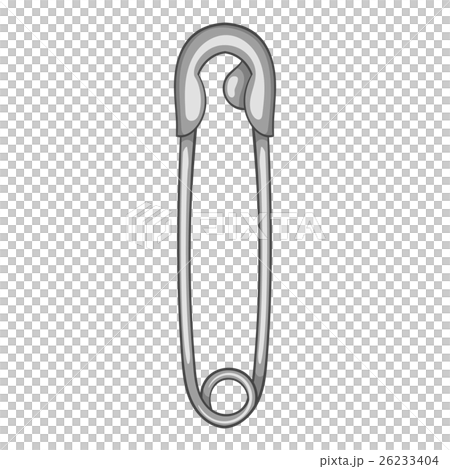 Pin icon, black monochrome style - Stock Illustration [26233404] - PIXTA