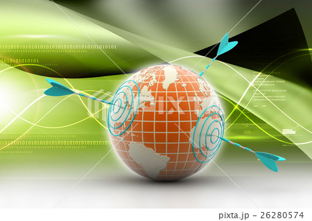 World target conceptのイラスト素材 [26280574] - PIXTA
