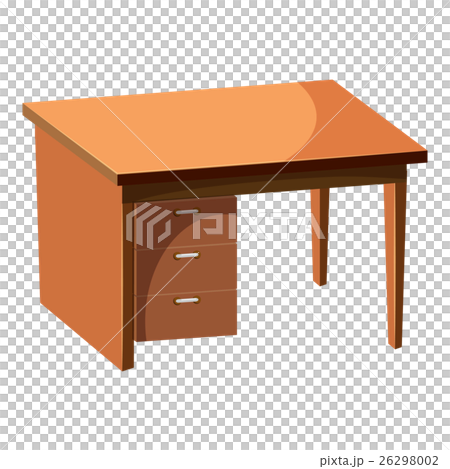Computer desk icon, cartoon style - Stock Illustration [26298002] - PIXTA