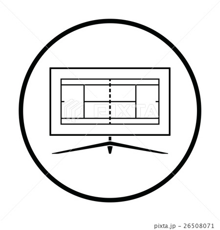 Tennis TV translation iconのイラスト素材 [26508071] - PIXTA