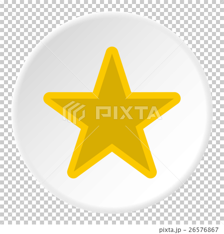 Celestial star icon, flat style - Stock Illustration [26576867] - PIXTA