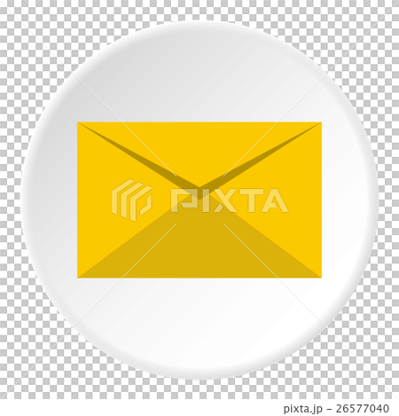 Paper letter icon, flat style - Stock Illustration [26577040] - PIXTA