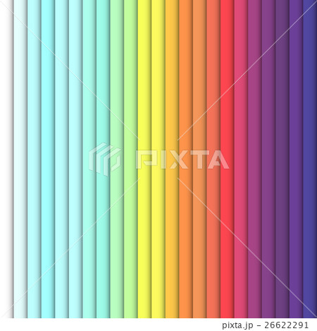 Bright color vertical rectangles, colorful designのイラスト素材 [26622291] - PIXTA