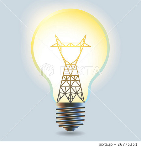 電力イメージのイラスト素材 [26775351] - PIXTA