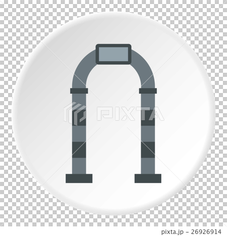 Gray arch icon, flat style - Stock Illustration [26926914] - PIXTA