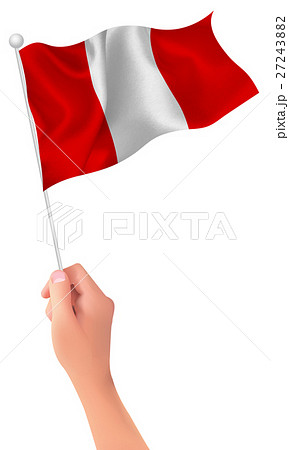 ペルー 国旗 手 アイコンのイラスト素材 [27243882] - PIXTA