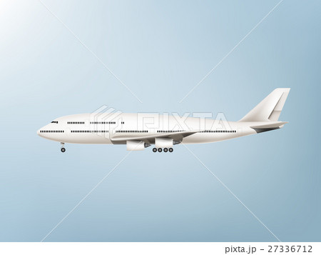 illustration vector of jet commercial airplaneのイラスト素材 [27336712] - PIXTA