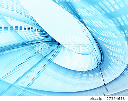 Abstract blue computer graphics background.のイラスト素材 [27364658] - PIXTA