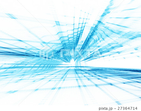 Abstract blue computer graphics background.のイラスト素材 [27364714] - PIXTA