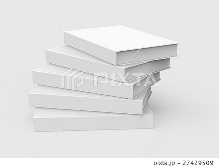 five books piling upのイラスト素材 [27429509] - PIXTA