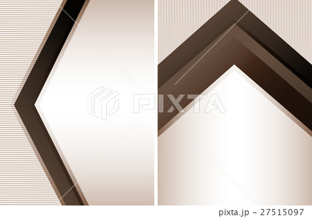 Paper background template with brown linesのイラスト素材 [27515097] - PIXTA