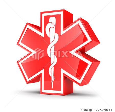 Red star of lifeのイラスト素材 [27579644] - PIXTA