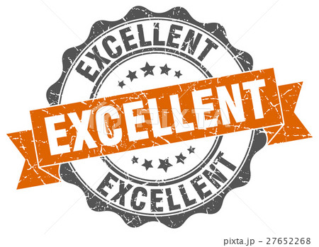 excellent stamp. sign. sealのイラスト素材 [27652268] - PIXTA