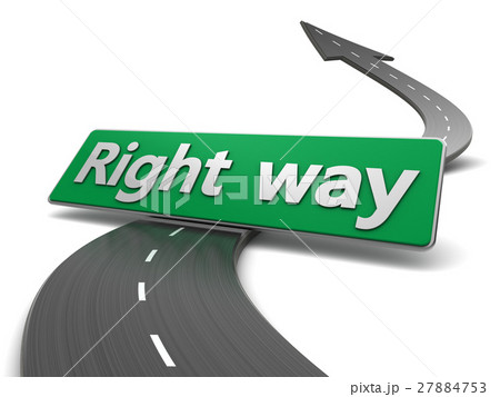 right wayのイラスト素材 [27884753] - PIXTA