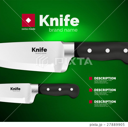 Vector Swiss made knife ad templateのイラスト素材 [27889905] - PIXTA