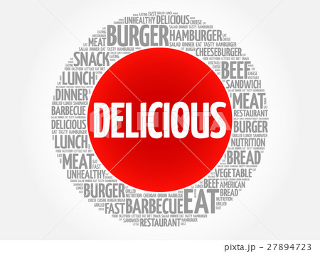 DELICIOUS word cloudのイラスト素材 [27894723] - PIXTA