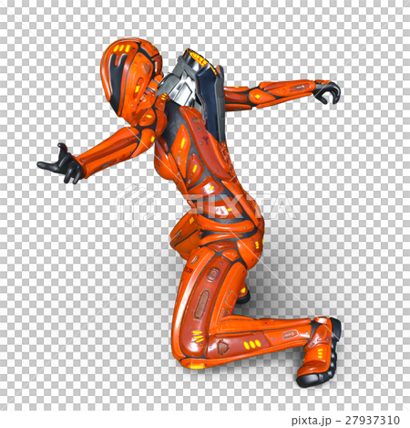 Female robot - Stock Illustration [27937310] - PIXTA