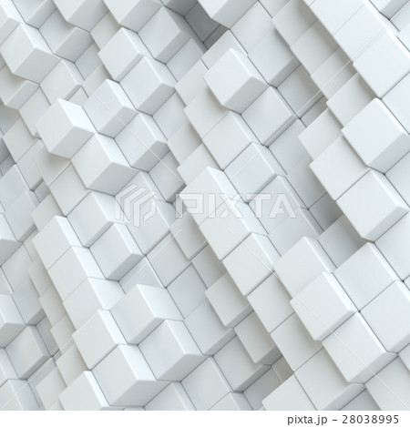 Abstract white blocksのイラスト素材 [28038995] - PIXTA