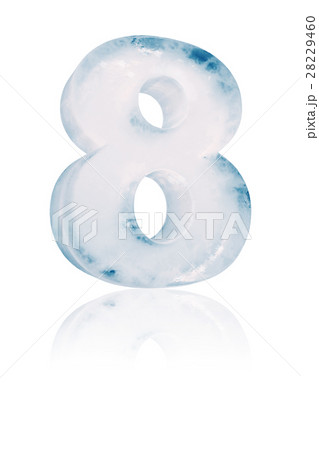 Ice number eight illustrationのイラスト素材 [28229460] - PIXTA