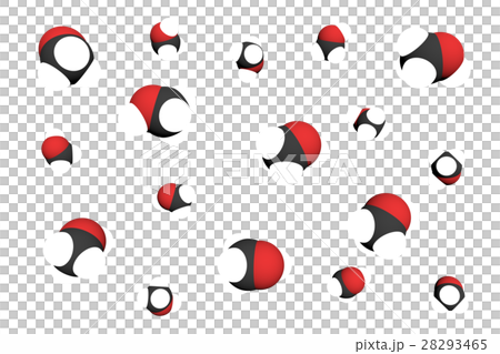 Molecular model of methanol - 2D - Stock Illustration [28293465] - PIXTA