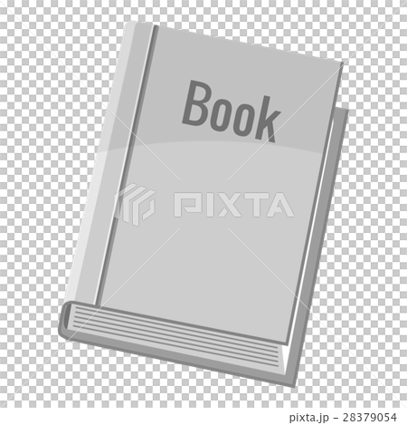 Book icon, gray monochrome style - Stock Illustration [28379054] - PIXTA