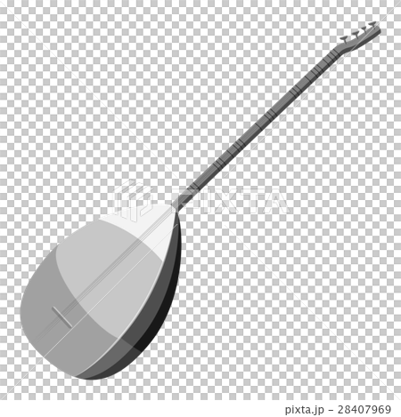 Dutar icon, gray monochrome style - Stock Illustration [28407969] - PIXTA