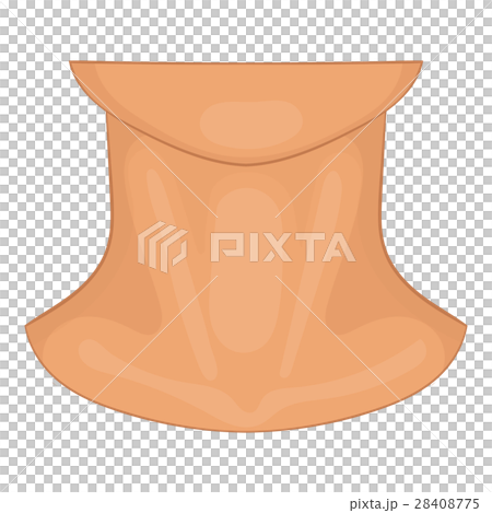 Neck icon, cartoon style - Stock Illustration [28408775] - PIXTA
