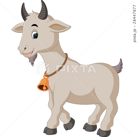 cute goat cartoonのイラスト素材 [28447877] - PIXTA
