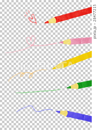 Colored pencils and graffiti - Stock Illustration [28477215] - PIXTA