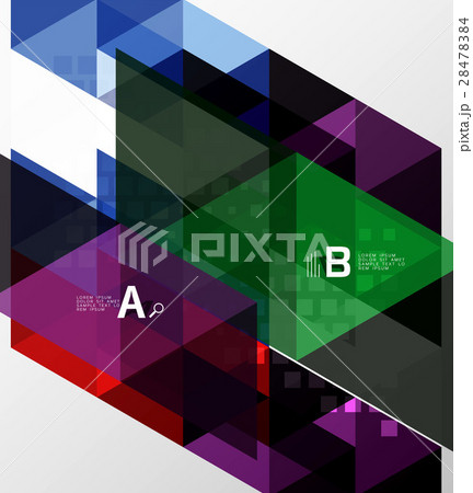 Vector minimalistic triangle designのイラスト素材 [28478384] - PIXTA