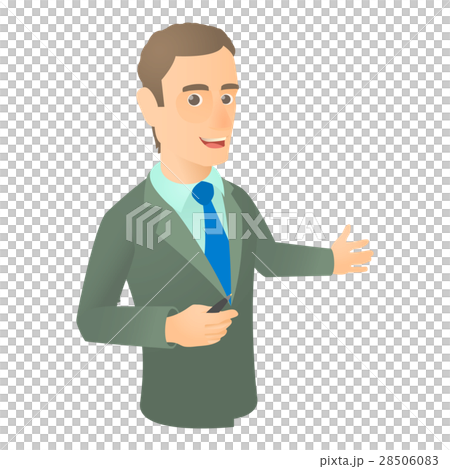 Presenter icon, cartoon style - Stock Illustration [28506083] - PIXTA