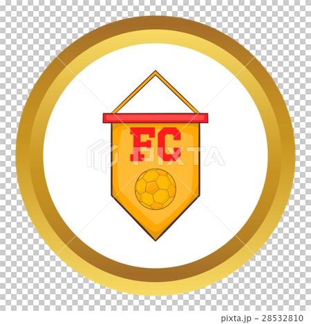 Flag football team vector icon - Stock Illustration [28532810] - PIXTA