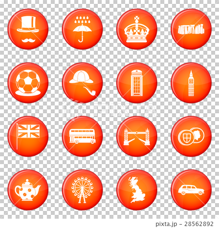 Great Britain icons vector set - Stock Illustration [28562892] - PIXTA