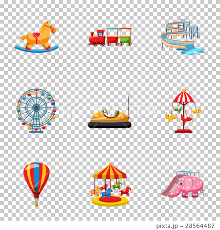 Kids games icons set, cartoon style - Stock Illustration [28564487] - PIXTA