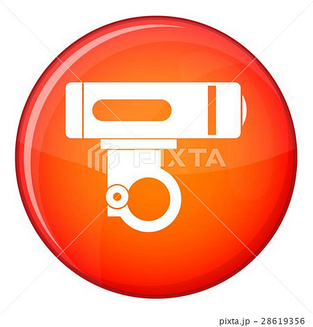 Bike light icon, flat styleのイラスト素材 [28619356] - PIXTA
