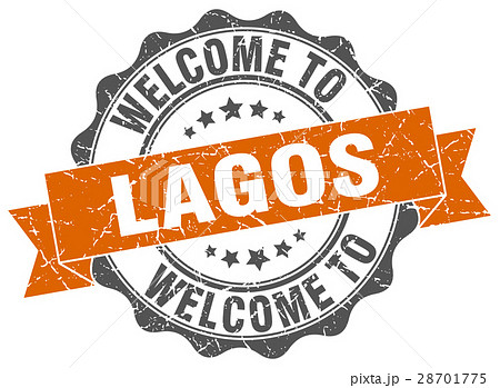 Lagos round ribbon sealのイラスト素材 [28701775] - PIXTA