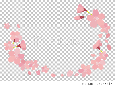 Cherry tree frame - Stock Illustration [28773717] - PIXTA