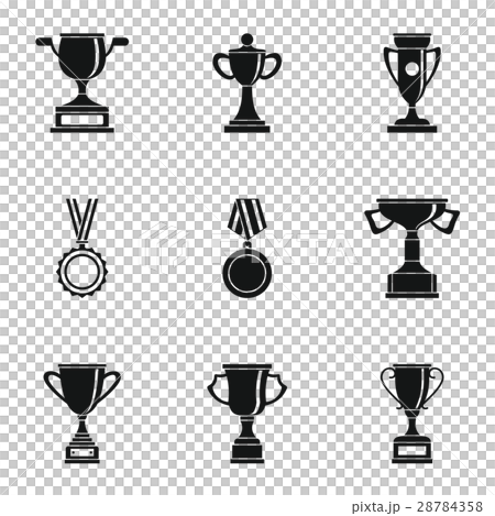 Victory icons set, simple style - Stock Illustration [28784358] - PIXTA