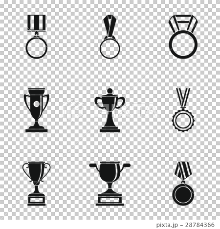 Competition icons set, simple style - Stock Illustration [28784366] - PIXTA