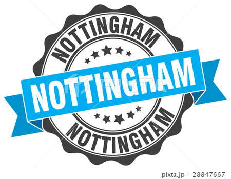 Nottingham round ribbon sealのイラスト素材 [28847667] - PIXTA