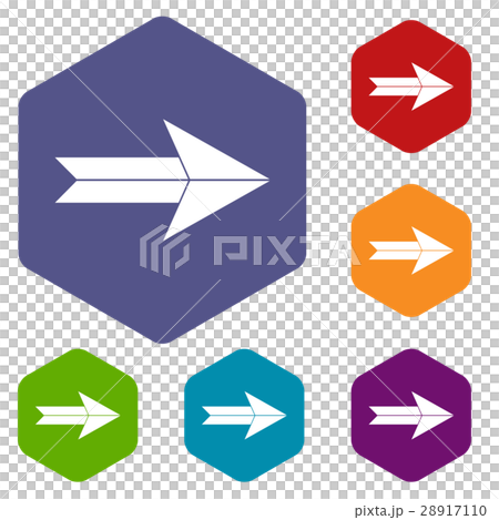 Big arrow icons set - Stock Illustration [28917110] - PIXTA