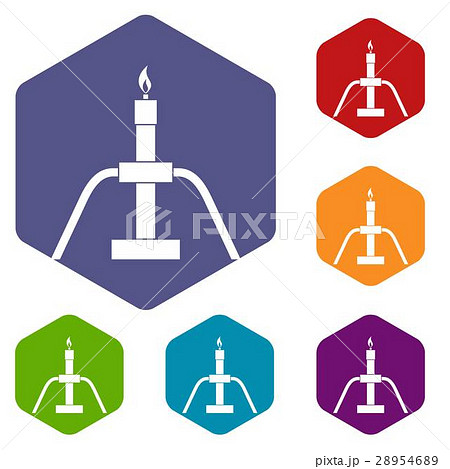 Gas flaring icons setのイラスト素材 [28954689] - PIXTA