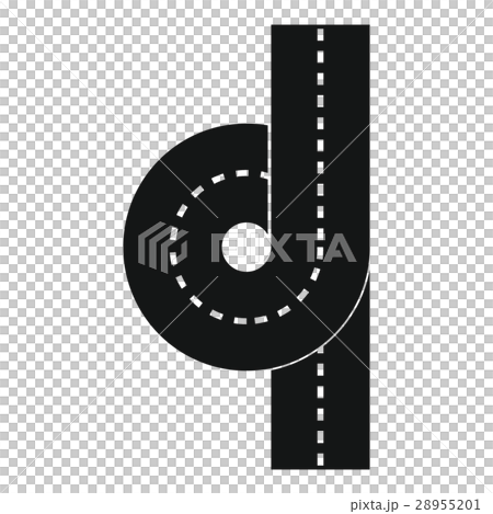 Road junction icon, simple style - Stock Illustration [28955201] - PIXTA