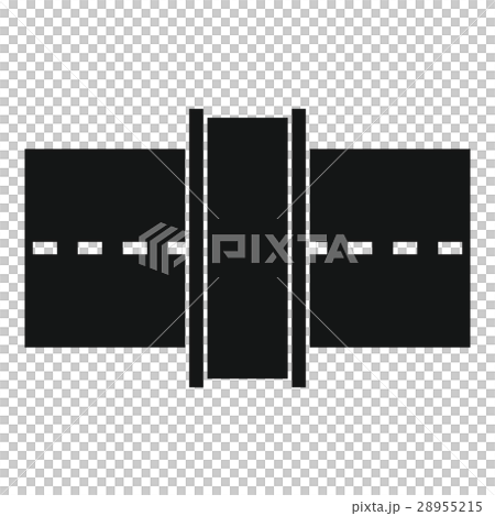 Road icon, simple style - Stock Illustration [28955215] - PIXTA