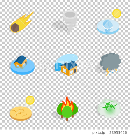 Civilization negative effects icons - Stock Illustration [28955426] - PIXTA