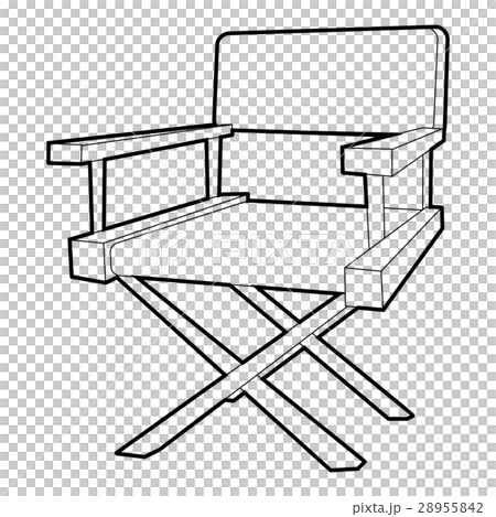 Film director chair icon, outline style - Stock Illustration [28955842 ...
