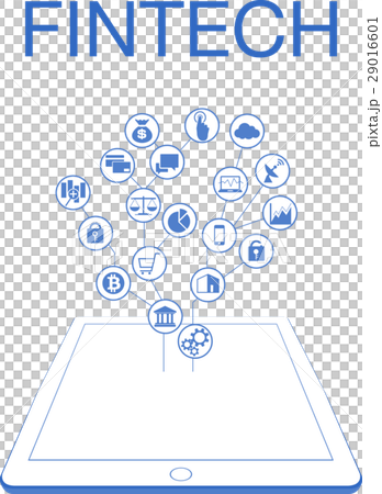 fintech_ Illustration - Stock Illustration [29016601] - PIXTA