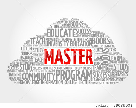 Master word cloud collageのイラスト素材 [29089902] - PIXTA