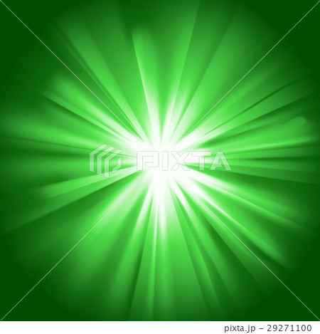 Glowing light green burstのイラスト素材 [29271100] - PIXTA