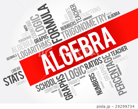Algebra word cloud collageのイラスト素材 [29299734] - PIXTA